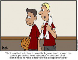 Cartoon: Church Ball | Meridian Magazine