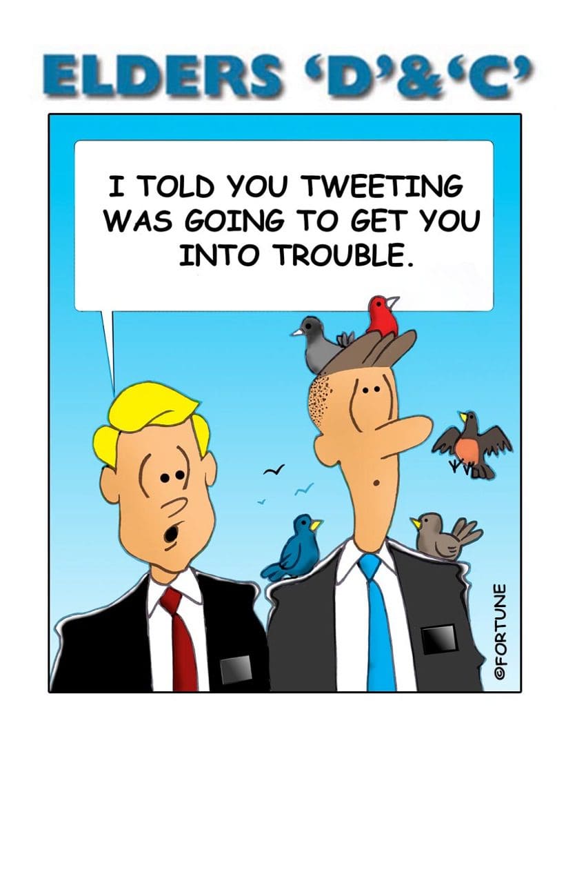 Cartoon: Tweeting Troubles « Meridian Magazine