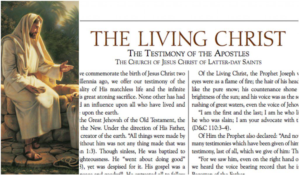A Sweet Experience with “The Living Christ” - Meridian Magazine ...