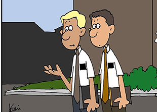 Cartoon: Funny Investigator | Meridian Magazine Meridian Magazine